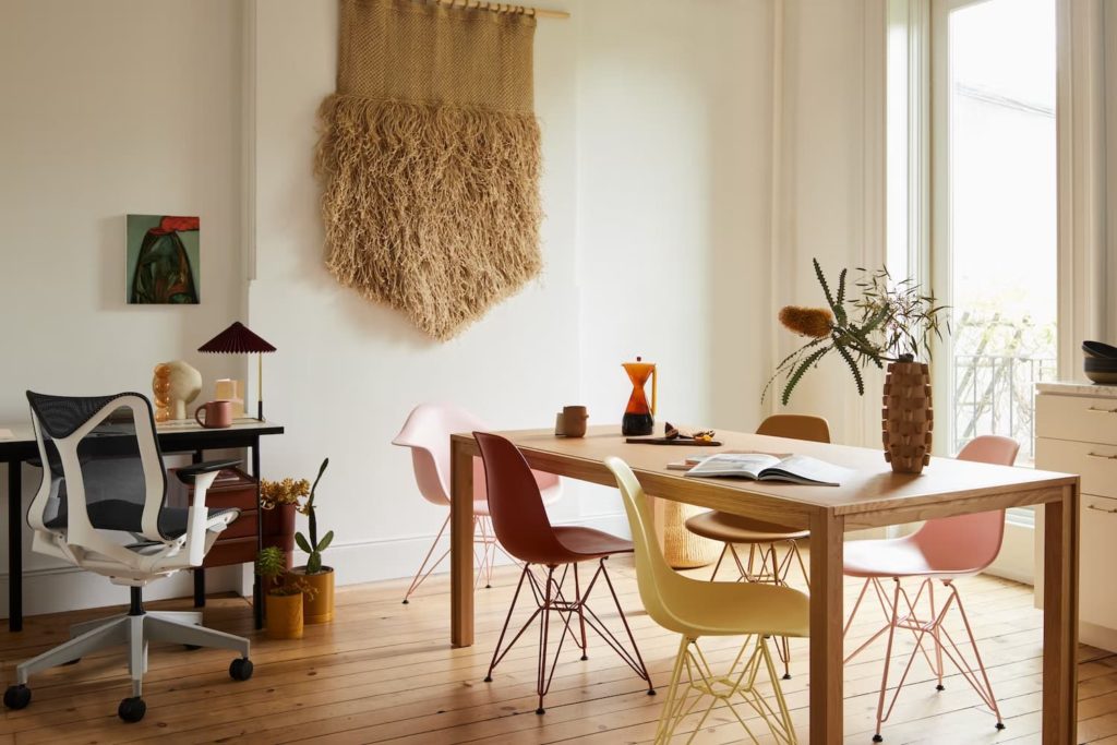 Eames Molded Plastic Side Chair, Herman Miller x HAY - Eames Office